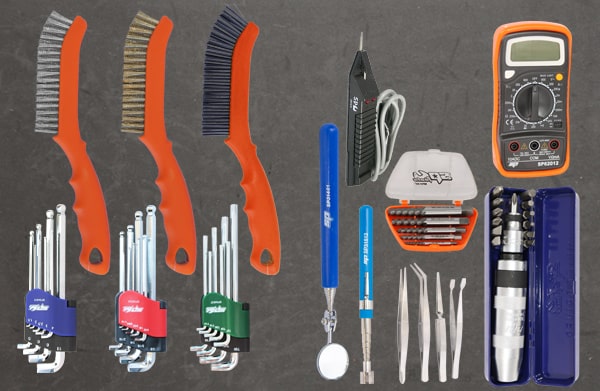 FIELD SERVICE TOOL KIT - 413PC - METRIC/SAE - BLACK | Norva Tools ...